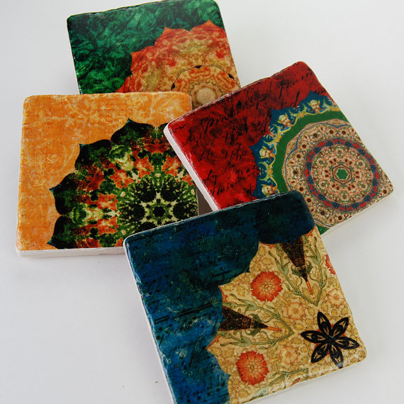 Rich Color Collection Coaster Set on Luulla